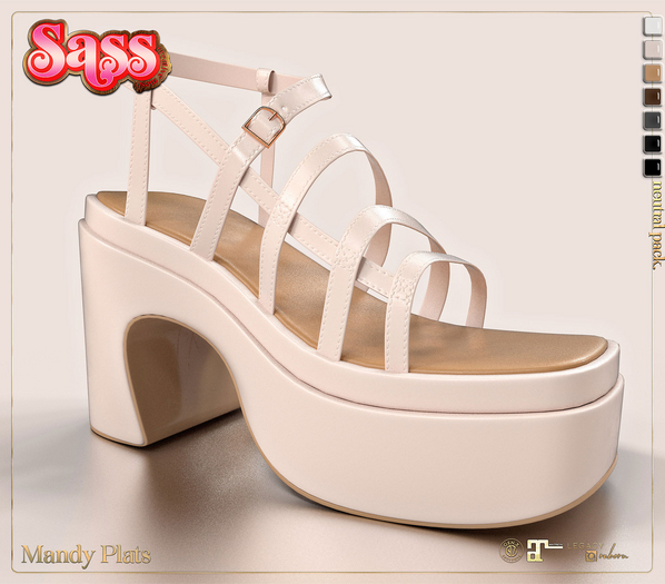 Second Life Marketplace - Sass [Mandy Plats] Neutral Pack ♥GenX ♥Legacy ...